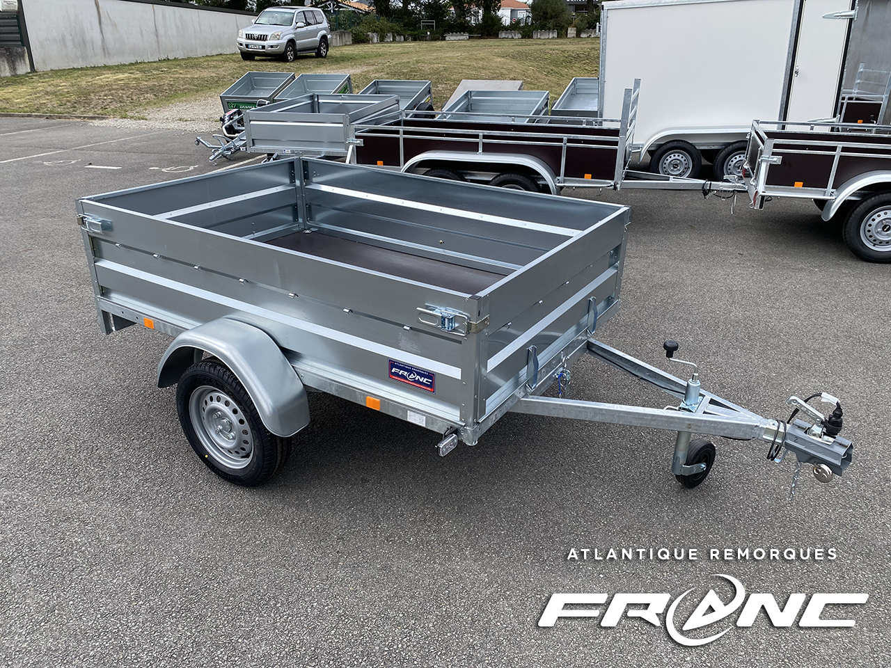 Remorque Erdé LC 201 NF Acier – Atlantique Remorques Franc