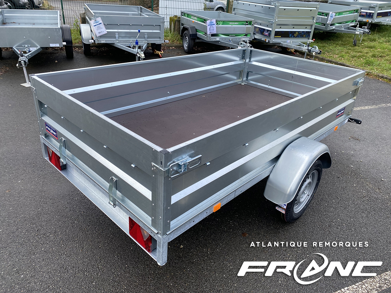 Remorque Erdé LC 251 NF Acier – Atlantique Remorques Franc