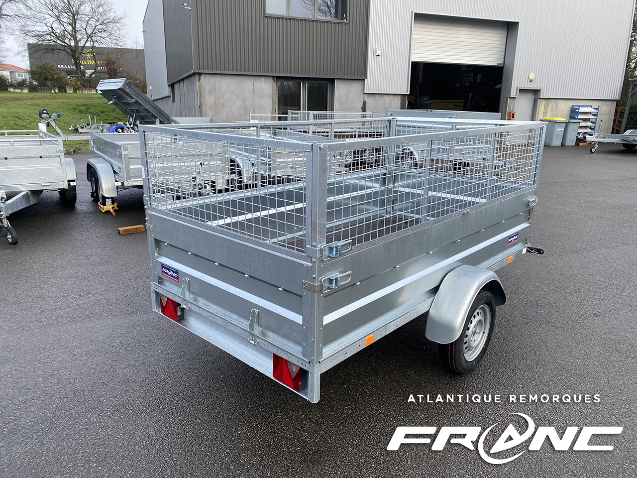 Remorque Erdé LC 251 NF Acier – Atlantique Remorques Franc