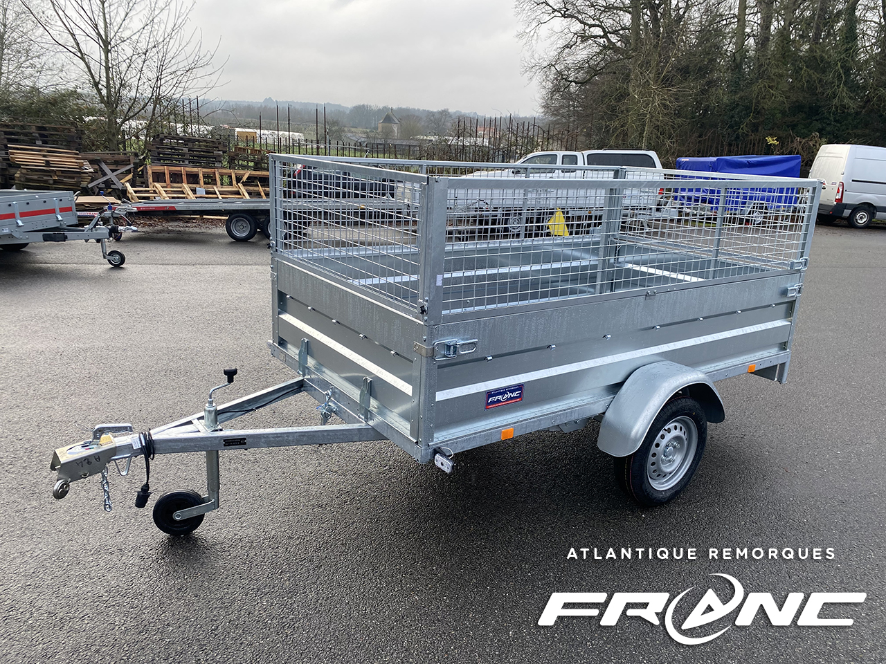 Remorque Erdé LC 251 NF Acier – Atlantique Remorques Franc