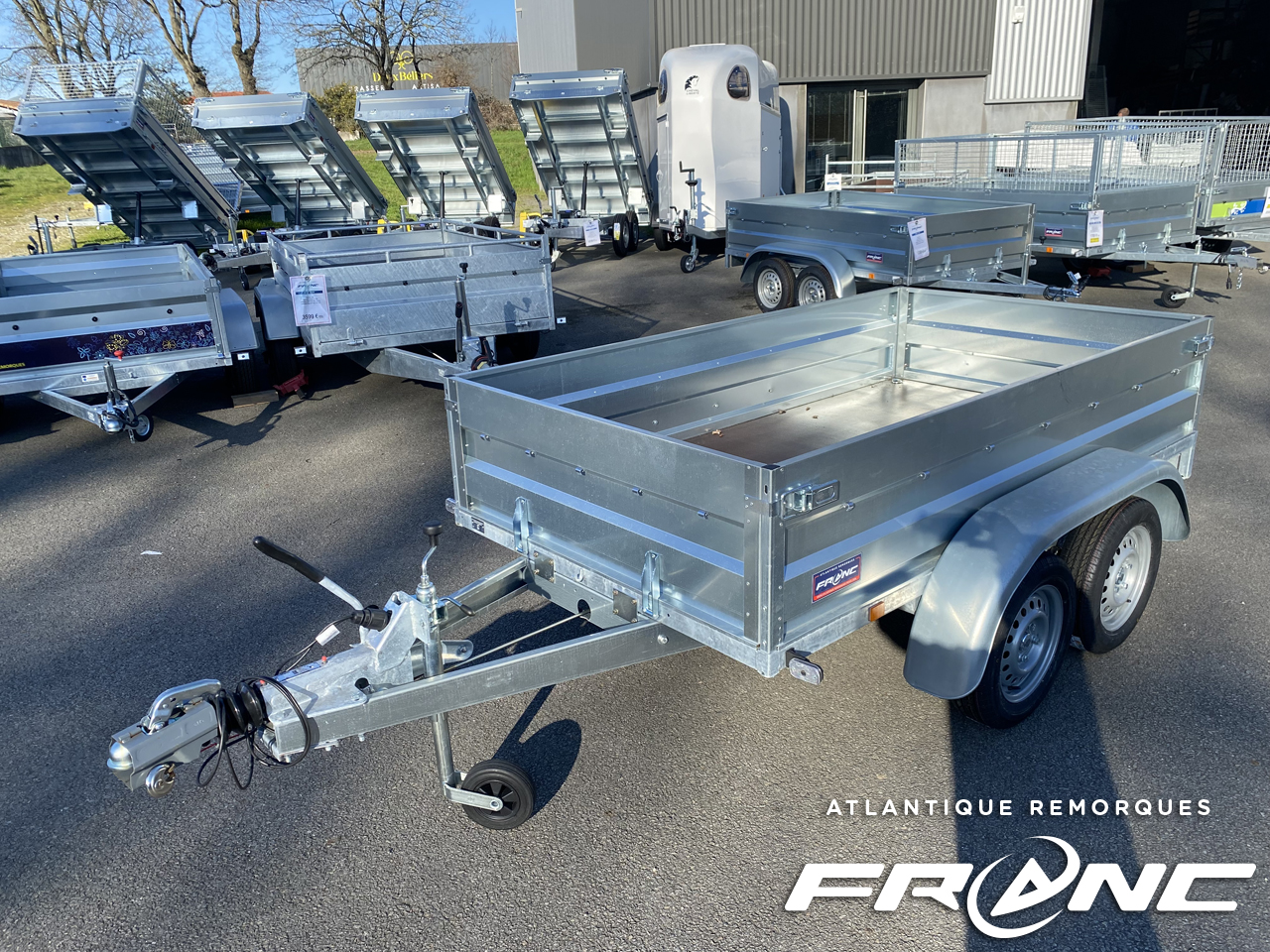 Remorque Erdé LC 252 FR Acier – Atlantique Remorques Franc