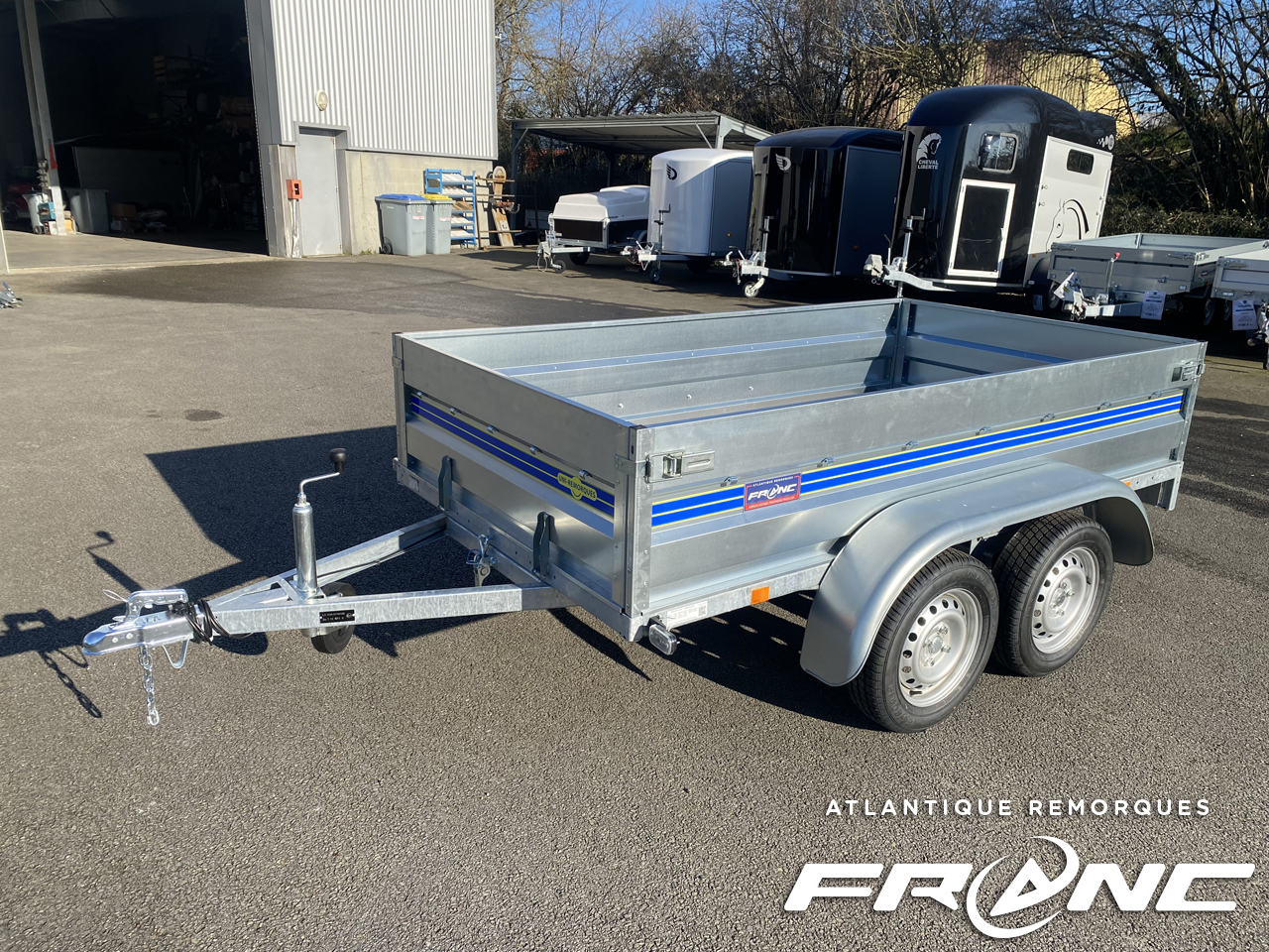 Remorque Erdé LC 252 NF Acier – Atlantique Remorques Franc