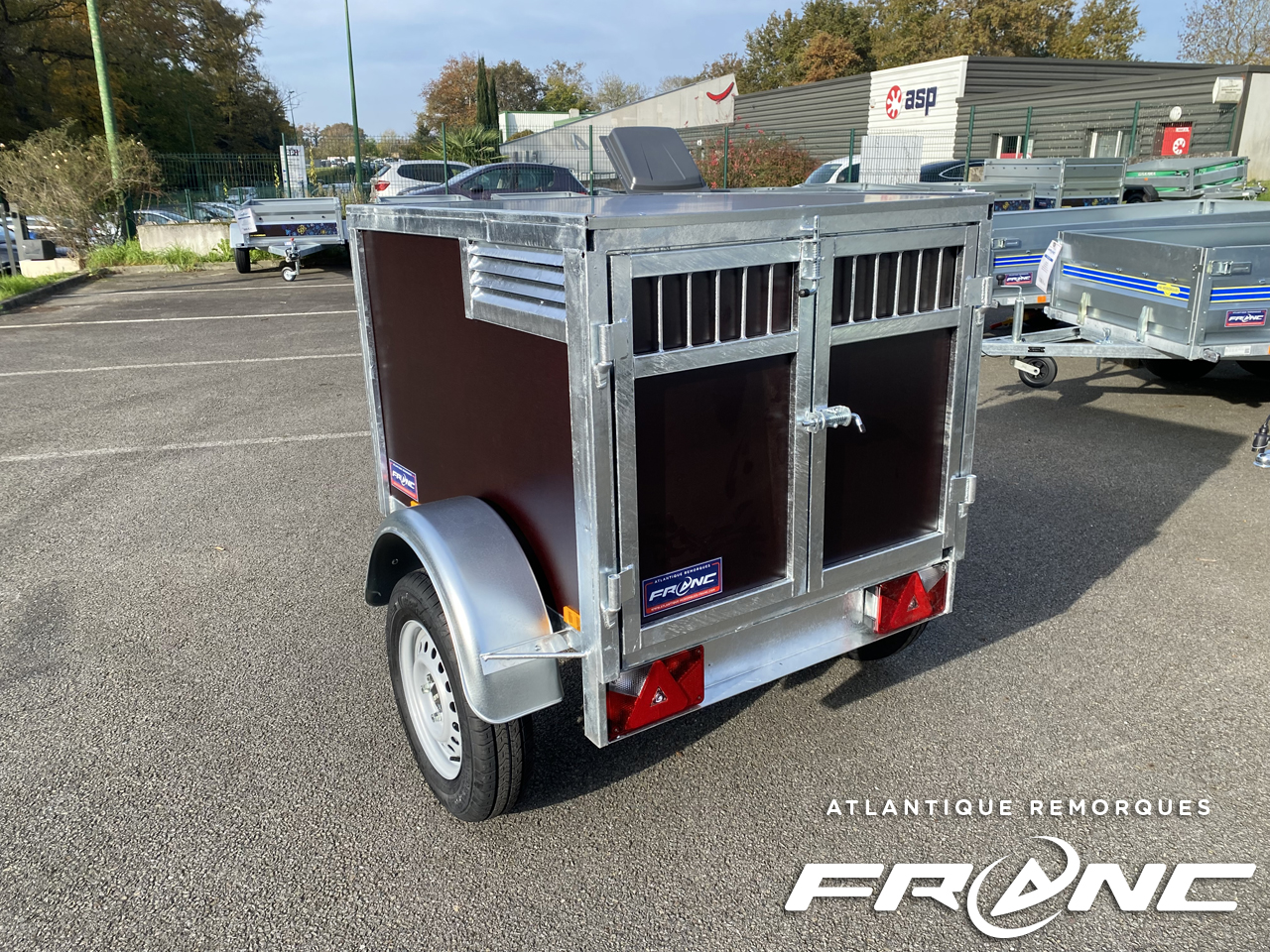 Remorque x 2 chiens BW Trailers – Atlantique Remorques Franc