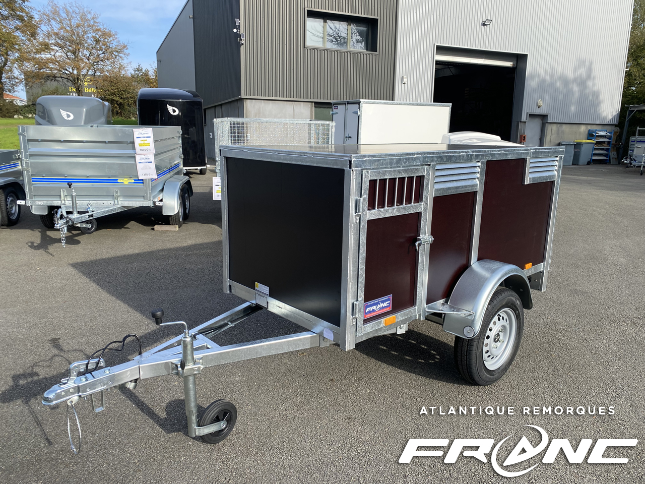 Remorque x 4 chiens BW Trailers – Atlantique Remorques Franc