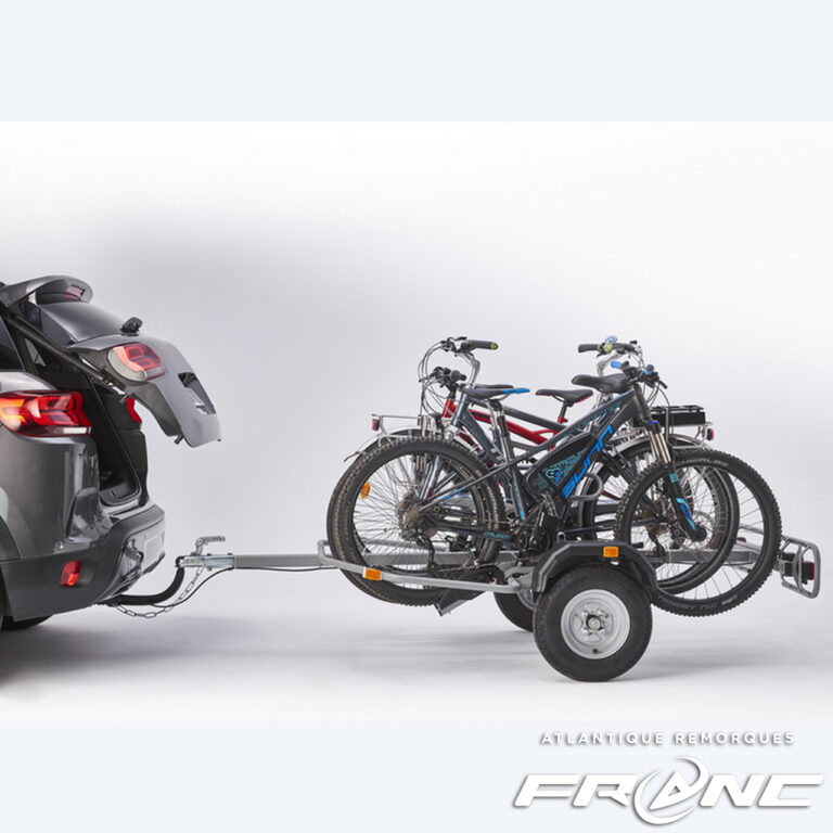 Remorque 4 vélos électriques sur attelage MOTTEZ ZEUS 4 – Atlantique ...